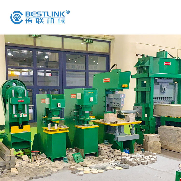 200ton Splitting Force Stone Cutting Machines with Roller And Belt ...