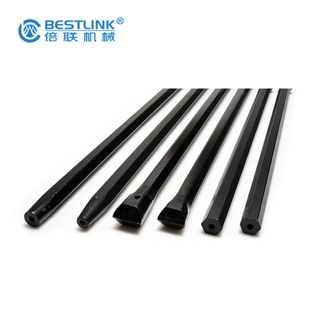 Mining Rock Hexagonal Hollow Steel Tapered Drill Rod 11 Degree 610mm ...