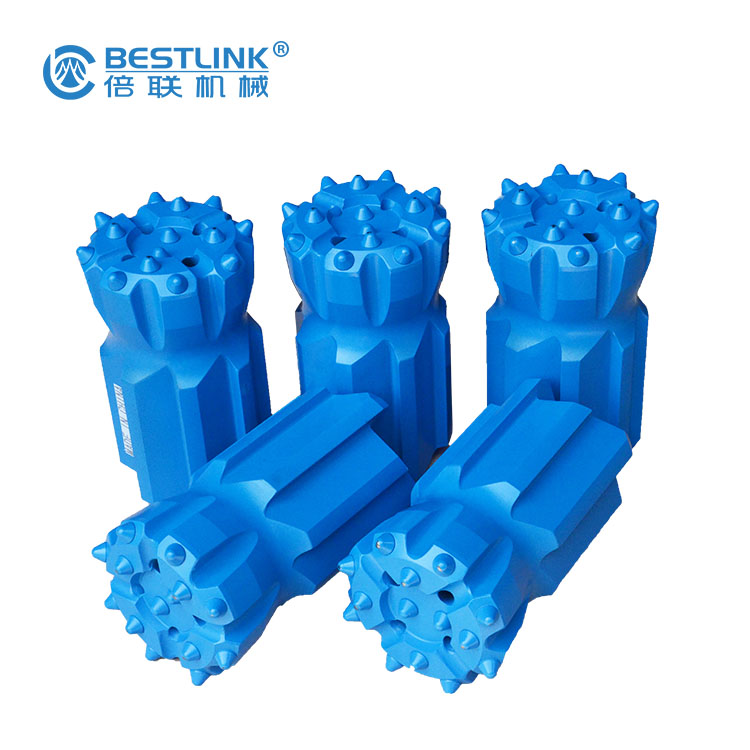 T45-76mm Threaded Button Drill Bits Superior Drilling Performance With ...