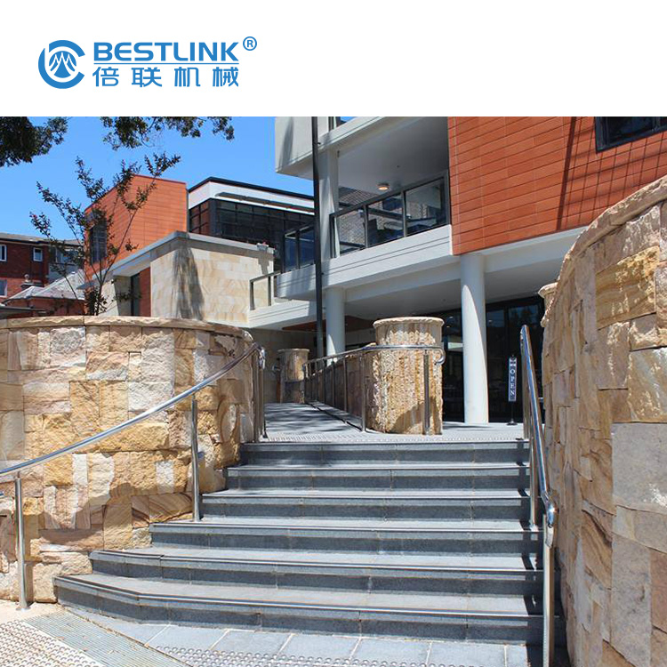 200ton Splitting Force Stone Cutting Machines with Roller And Belt ...