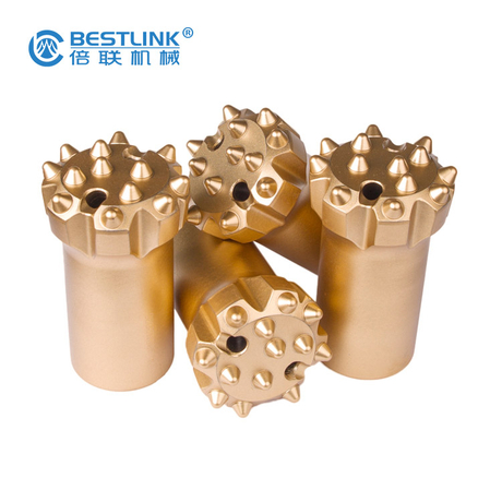 Hard Rock Ballistic Button Bits , Hole Drill Bit With High Drilling ...