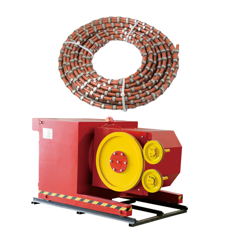 Diamond Wire Saw Cutter for Marble Granite Stone Quarry Cutting - Buy ...